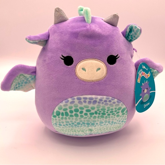 Squishmallows | Toys | Squishmallows 7 Drow The Purple Dragon | Poshmark